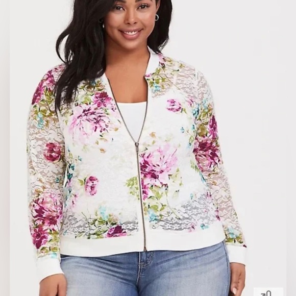 torrid | Jackets & Coats | Torrid Lace Jacket 3x | Poshmark